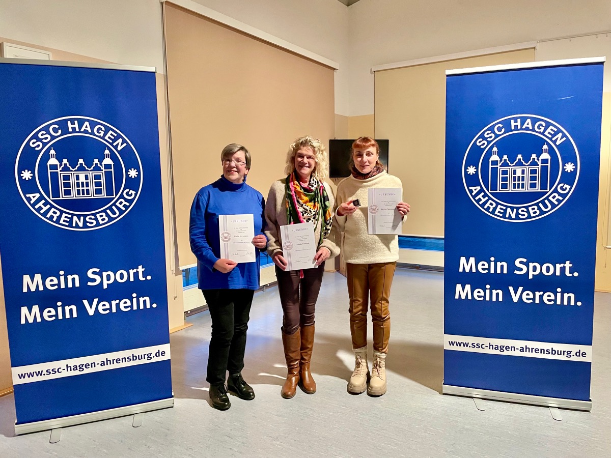 Über 400 Jahre Ehrenamt im Verein – Der SSC Hagen sagt danke!